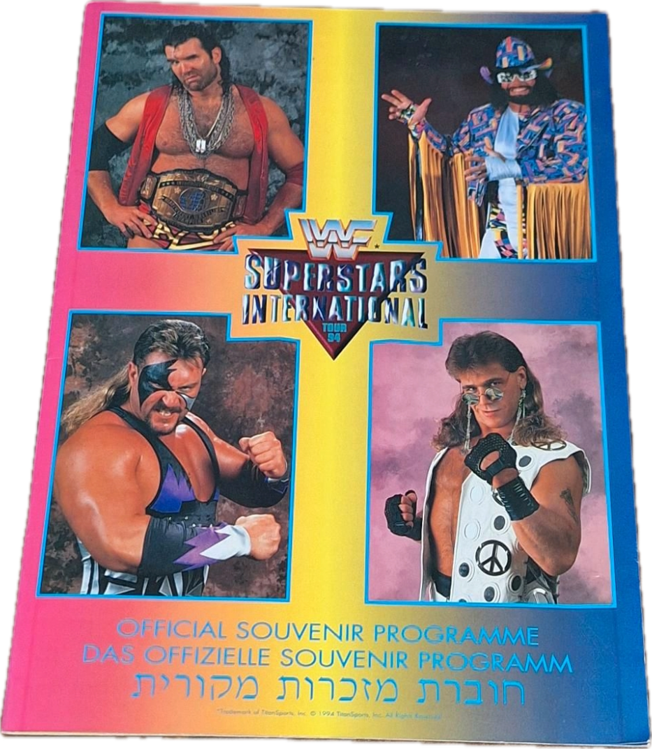 Superstars International Tour 1994 WWF France, Germany, Israel Program – PW Catalog