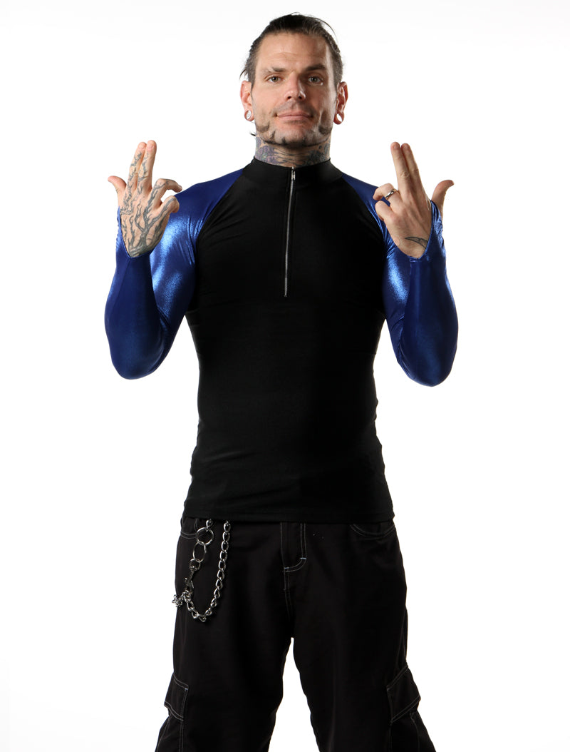 Jeff Hardy Blue Spandex Zip Up – PW Catalog