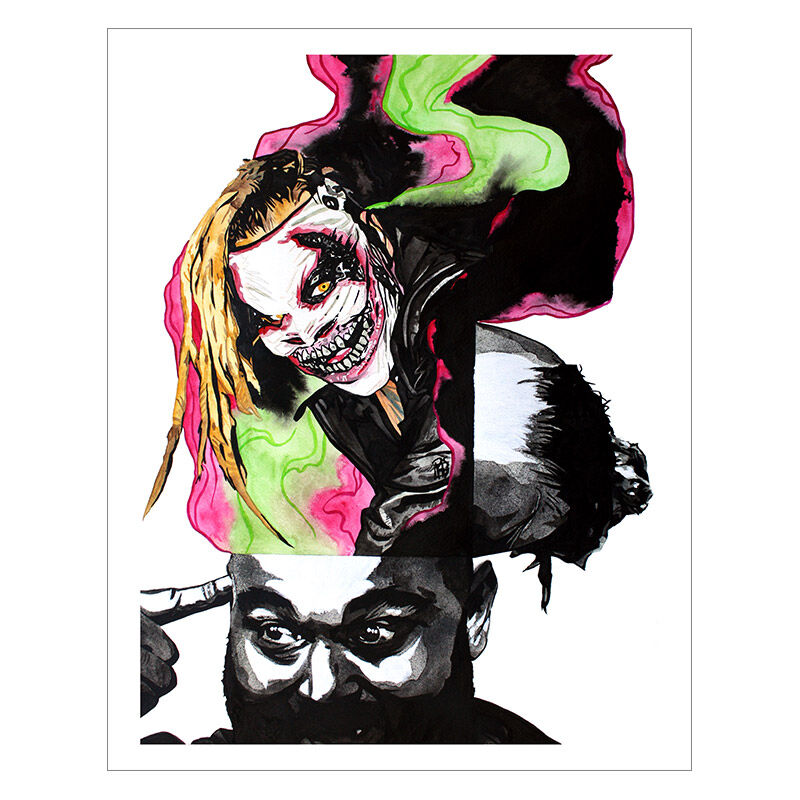 the fiend bray wyatt coloring pages