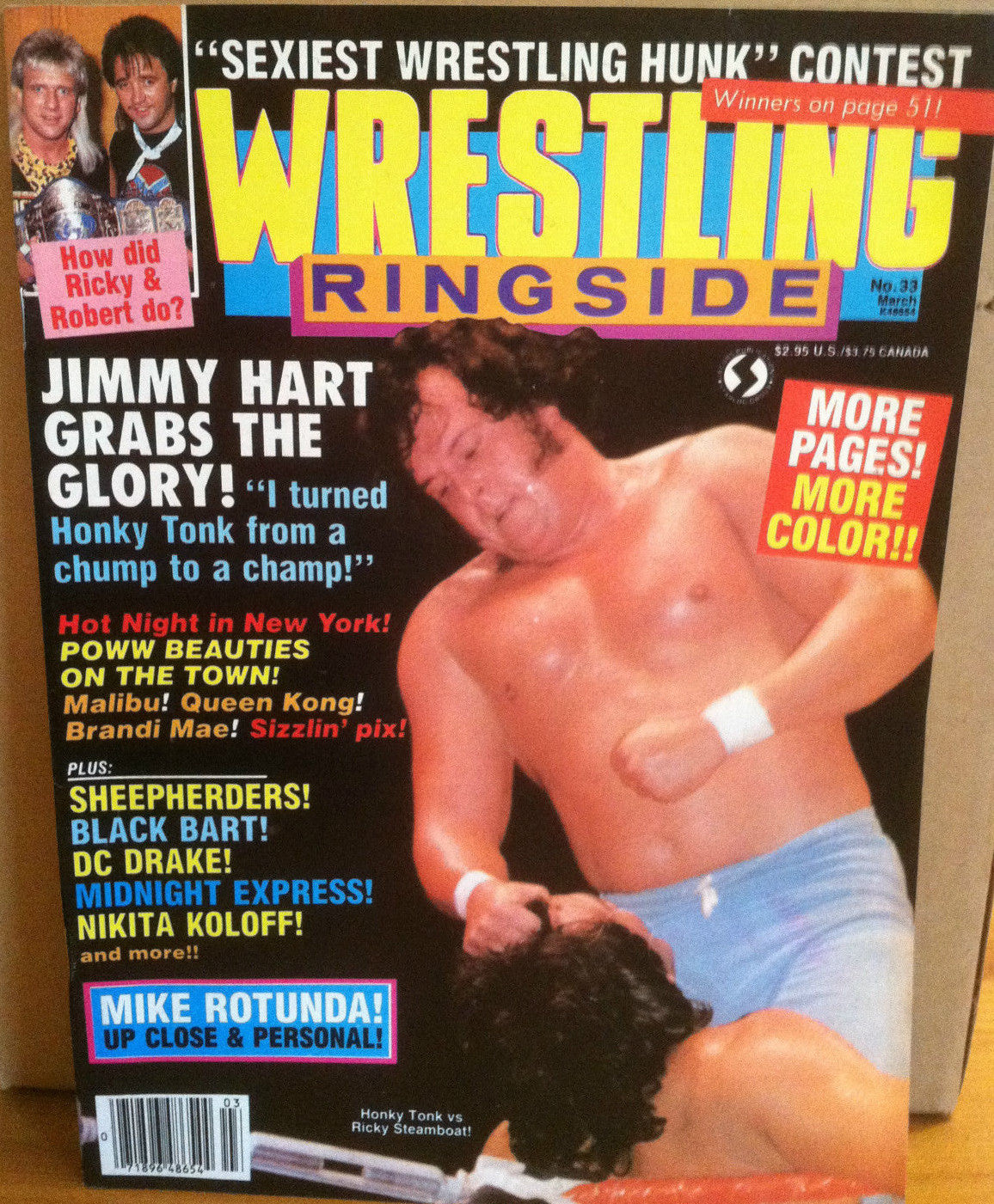 Wrestling Ringside March 1988 – PW Catalog