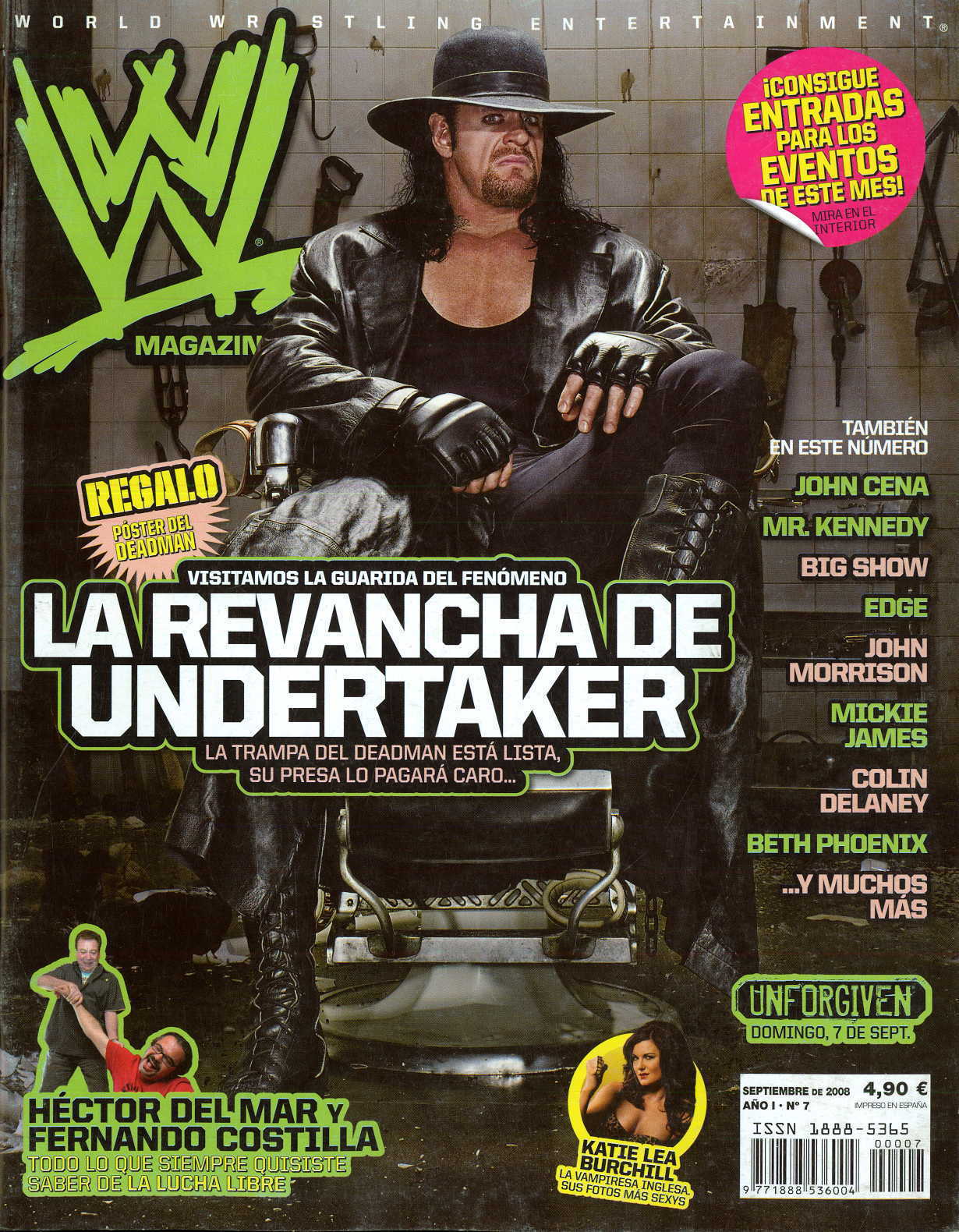 WWE Magazine from Spain September 2008 – PW Catalog
