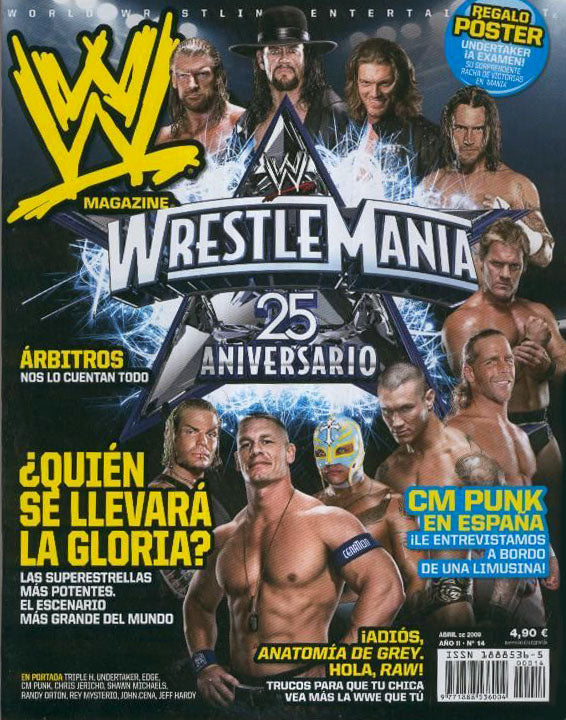 WWE Magazine from Spain April 2009 – PW Catalog