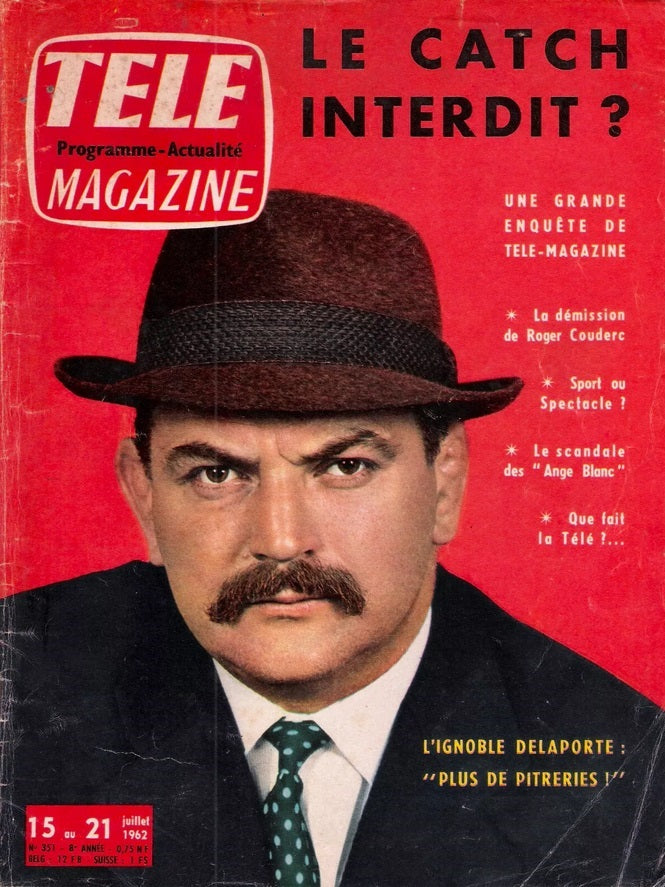 Télé Programme Magazine 1962 Issue 351 Roger Delaporte – PW Catalog