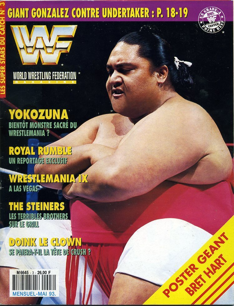 WWF Magazine From France May 1993 – PW Catalog