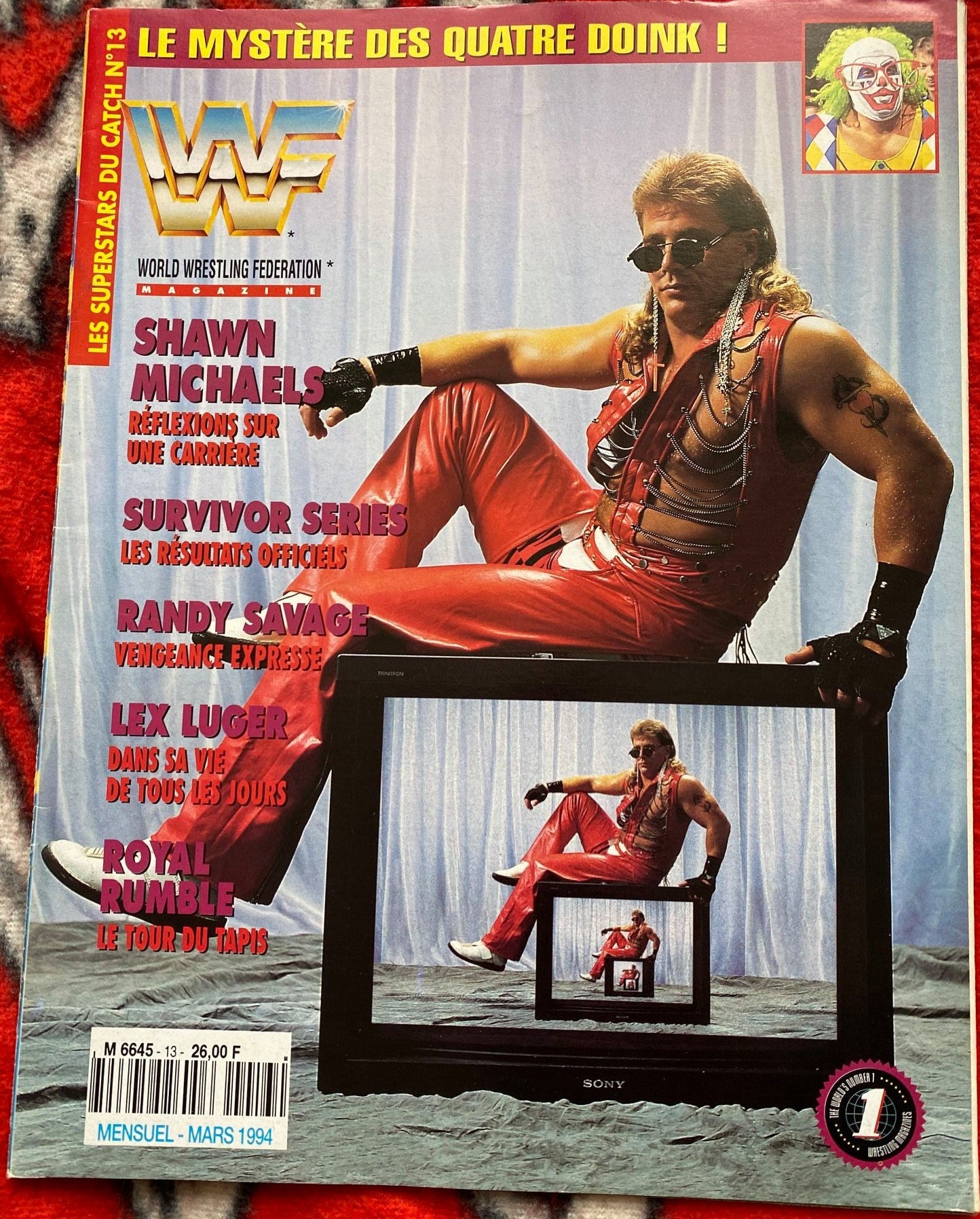 WWF Magazine From France March 1994 – PW Catalog