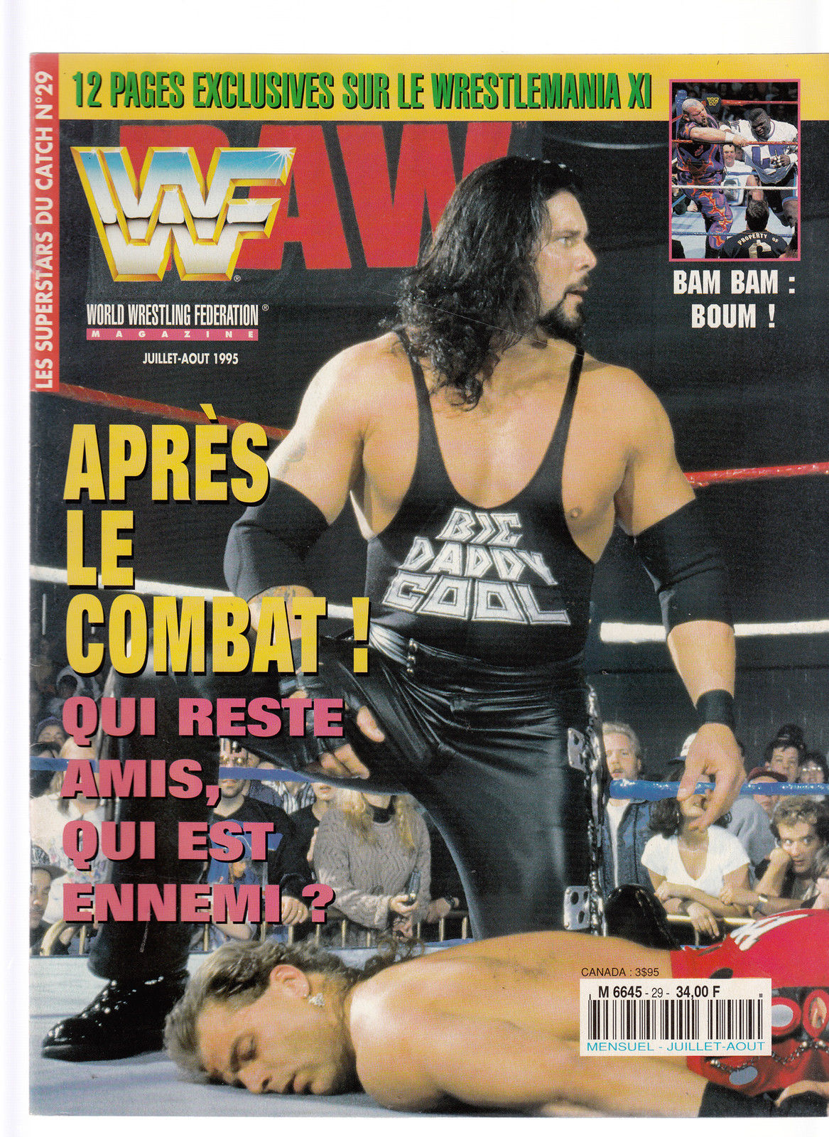 WWF Magazine From France July 1995 – PW Catalog