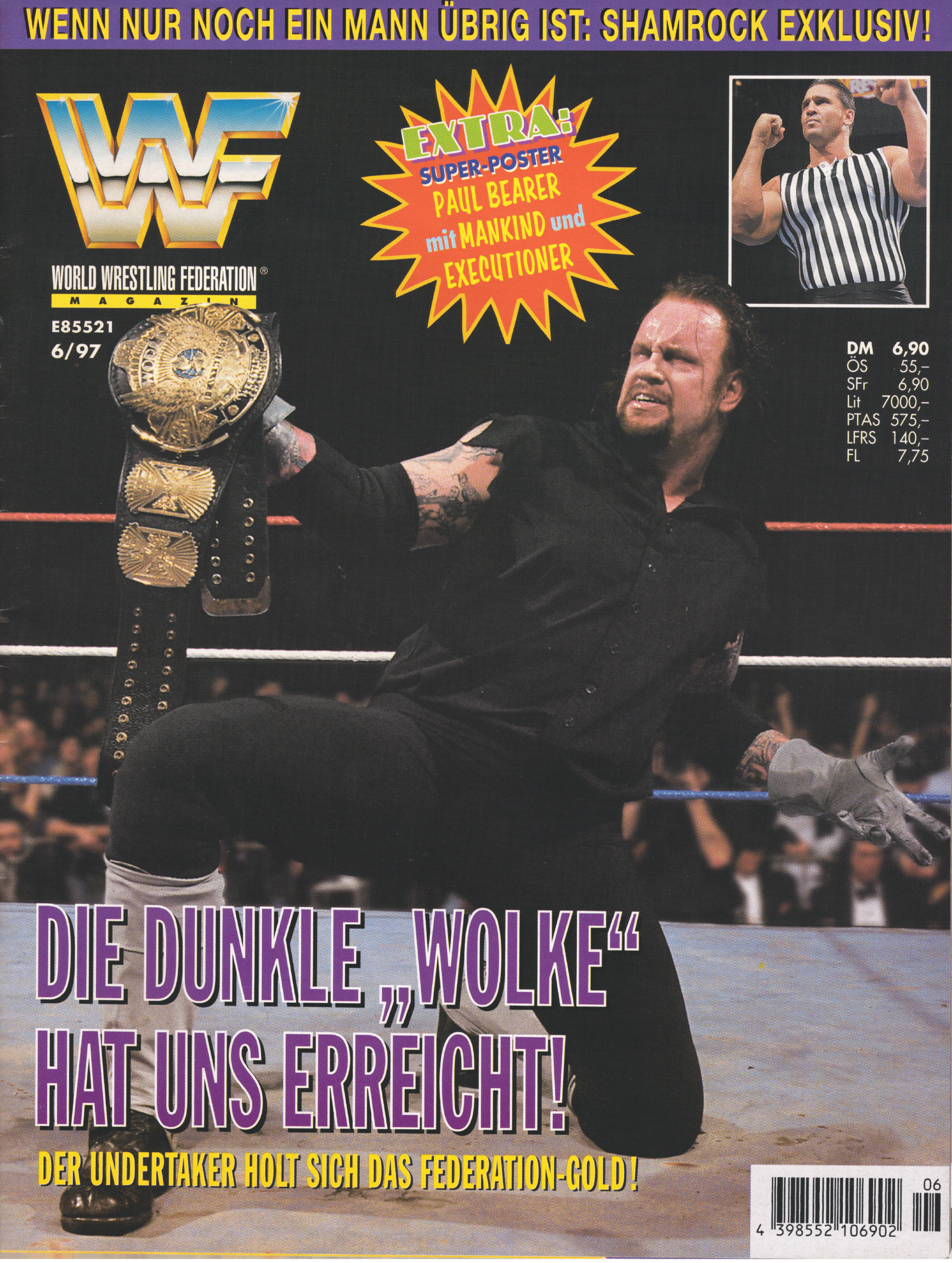WWF Magazine June 1997 from Germany – PW Catalog