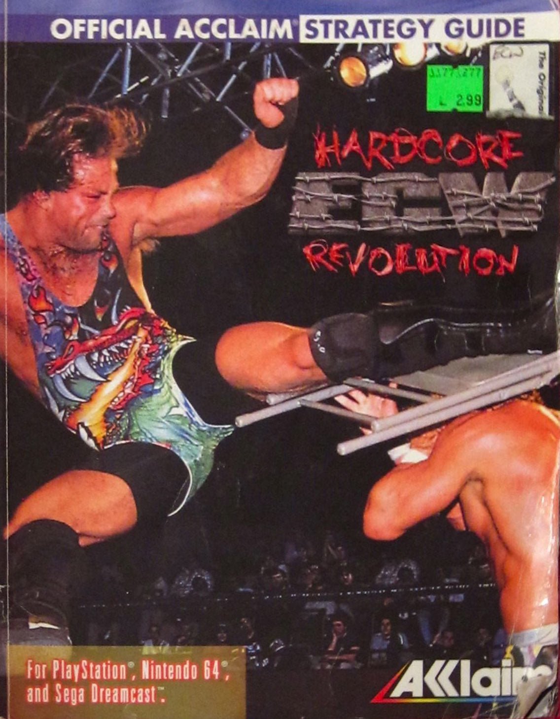 Official Acclaim Strategy Guide ECW Hardcore Revolution 2000 – PW Catalog