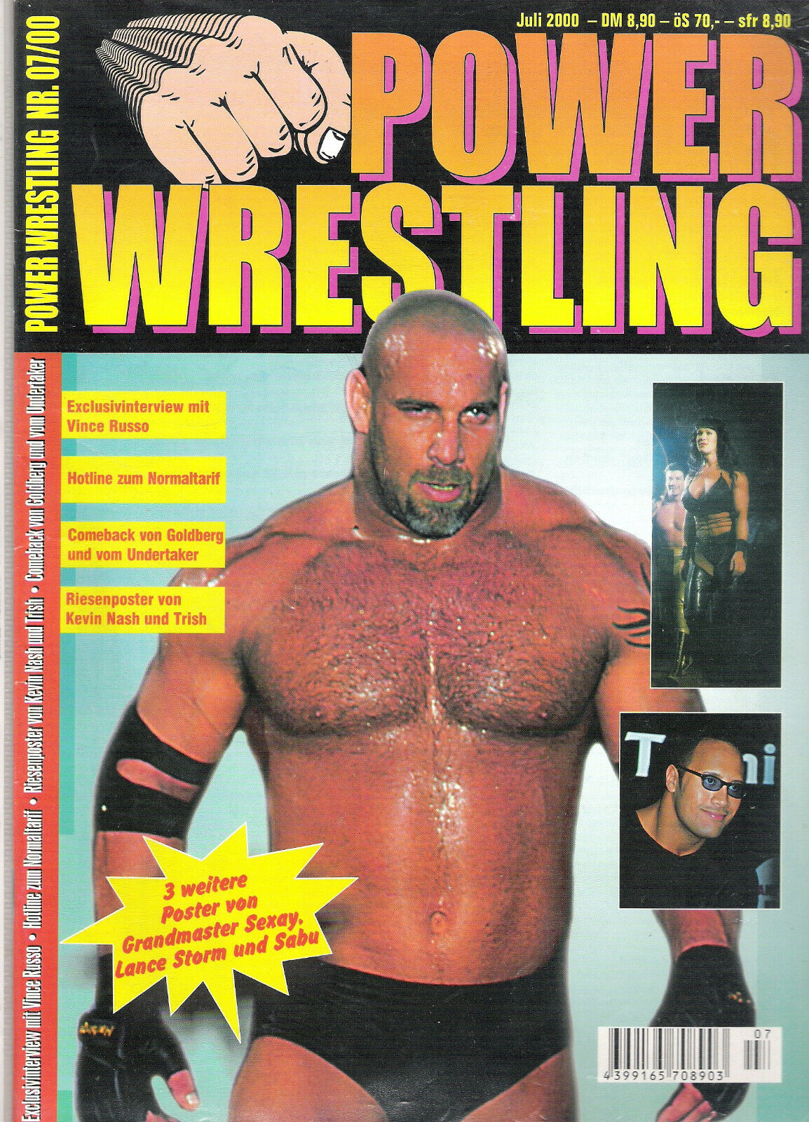 Power Wrestling Magazine July 2000 – PW Catalog