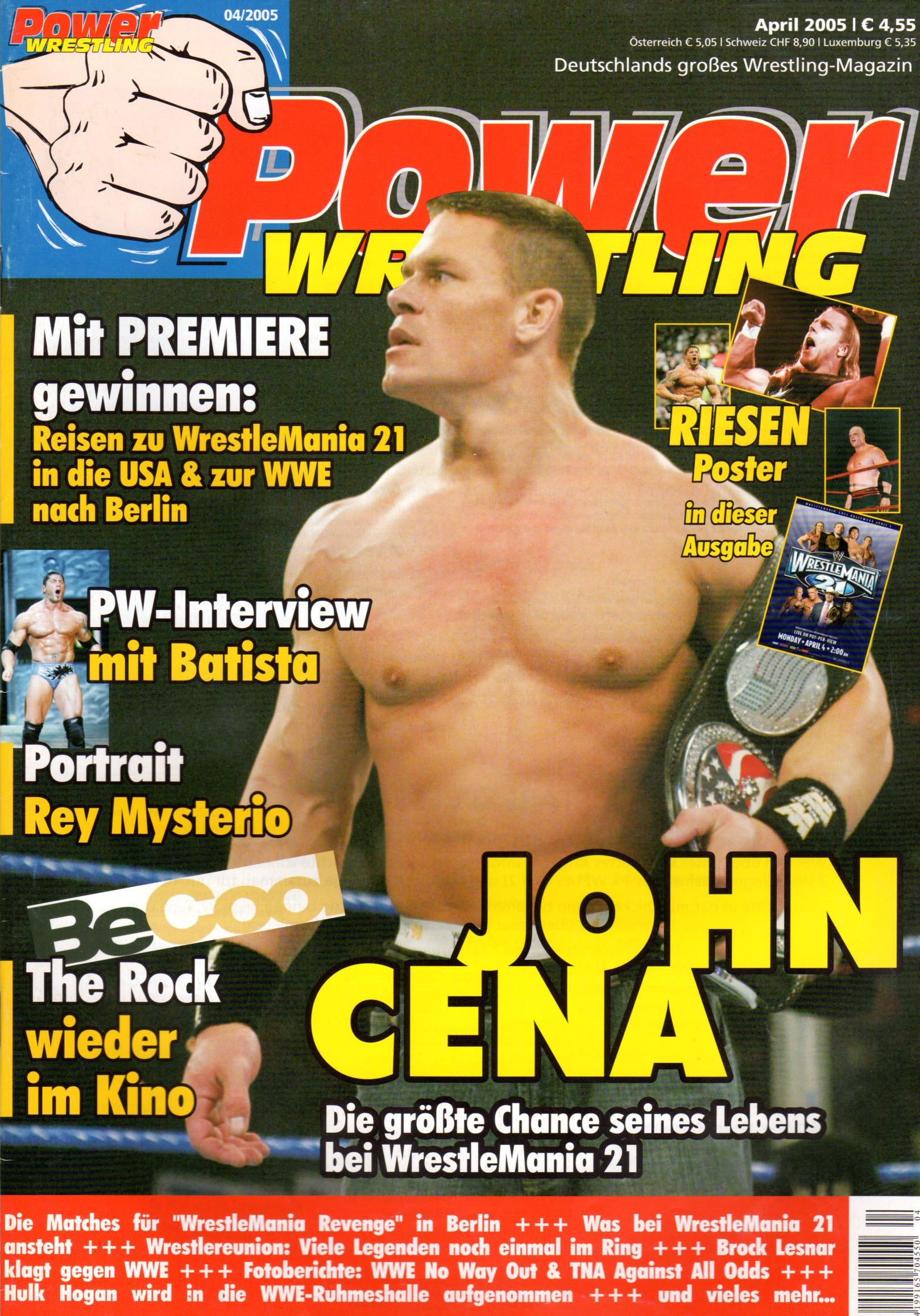 Power Wrestling Magazine April 2005 – PW Catalog