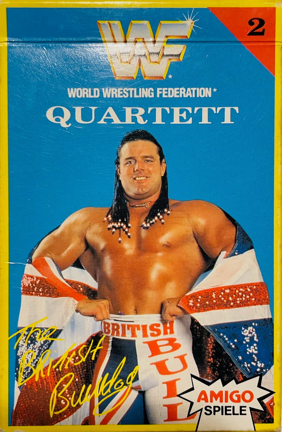 WWF Quartett Card Game 1992 Davey Boy Smith – PW Catalog
