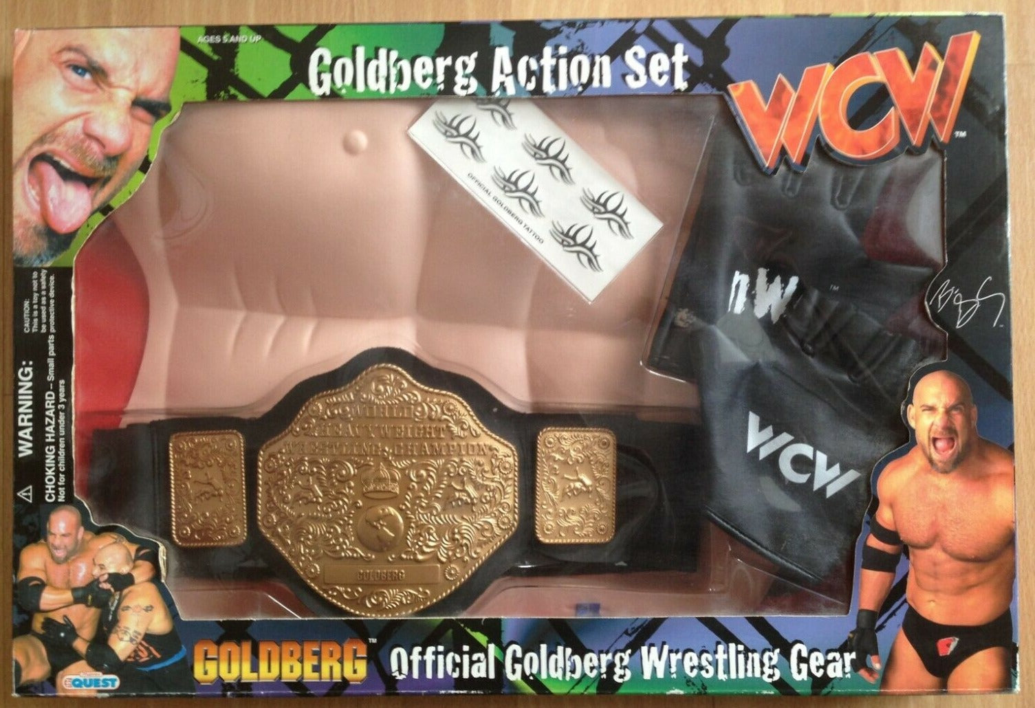WCW Goldberg action set 1998 – PW Catalog