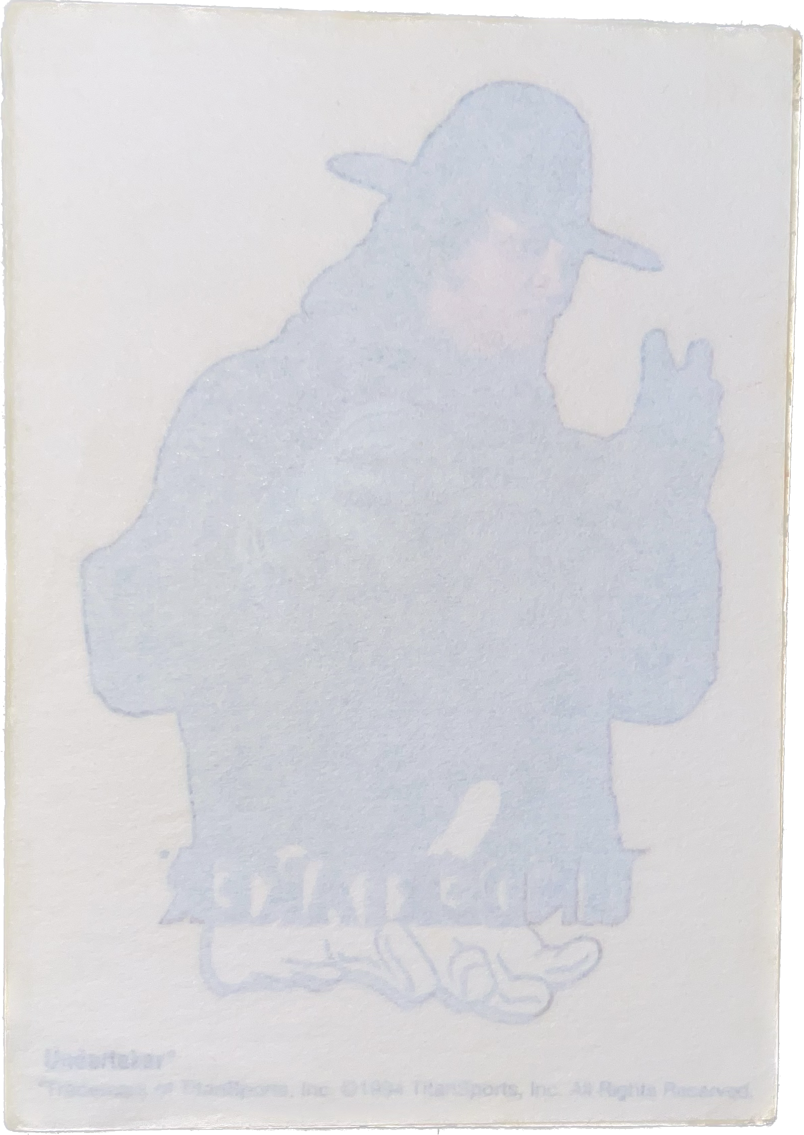 WWF Tattoos 1994 Undertaker from Germany – PW Catalog