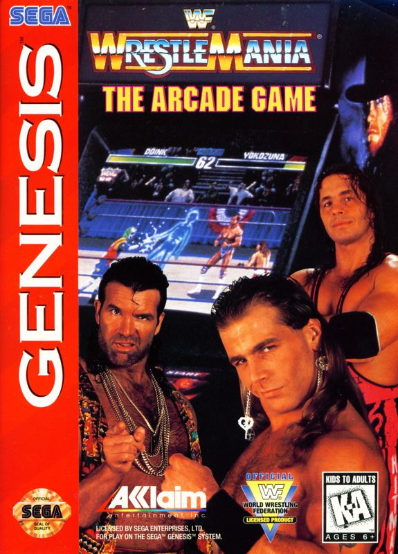 WWF WrestleMania The Arcade Game [Sega Genesis] – PW Catalog