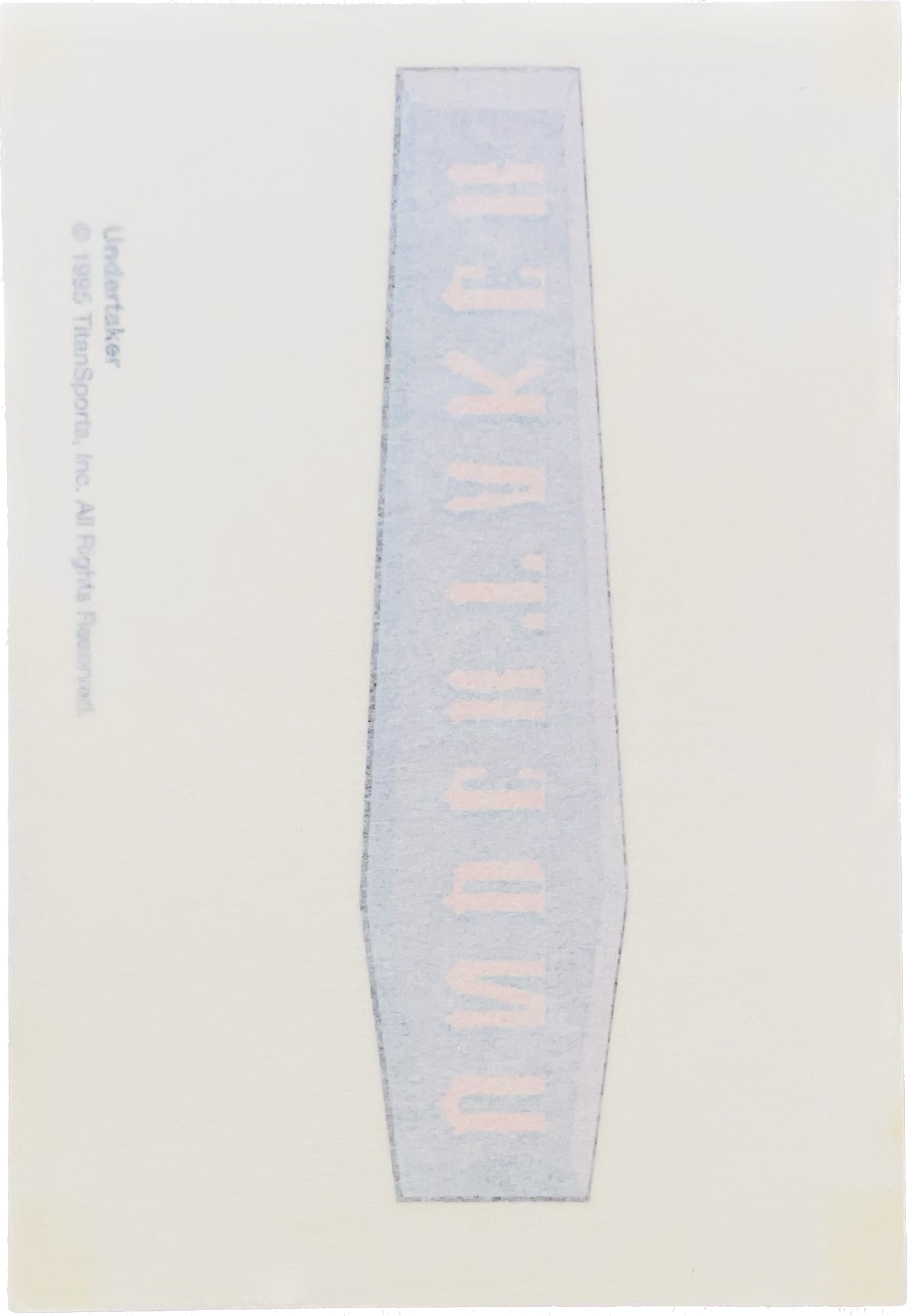 WWF Tattoos 1995 Undertaker Logo from Germany – PW Catalog