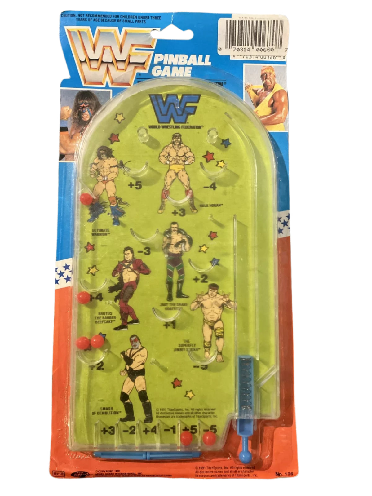 WWF Pinball Ultimate Warrior & Hulk Hogan 1991 – PW Catalog