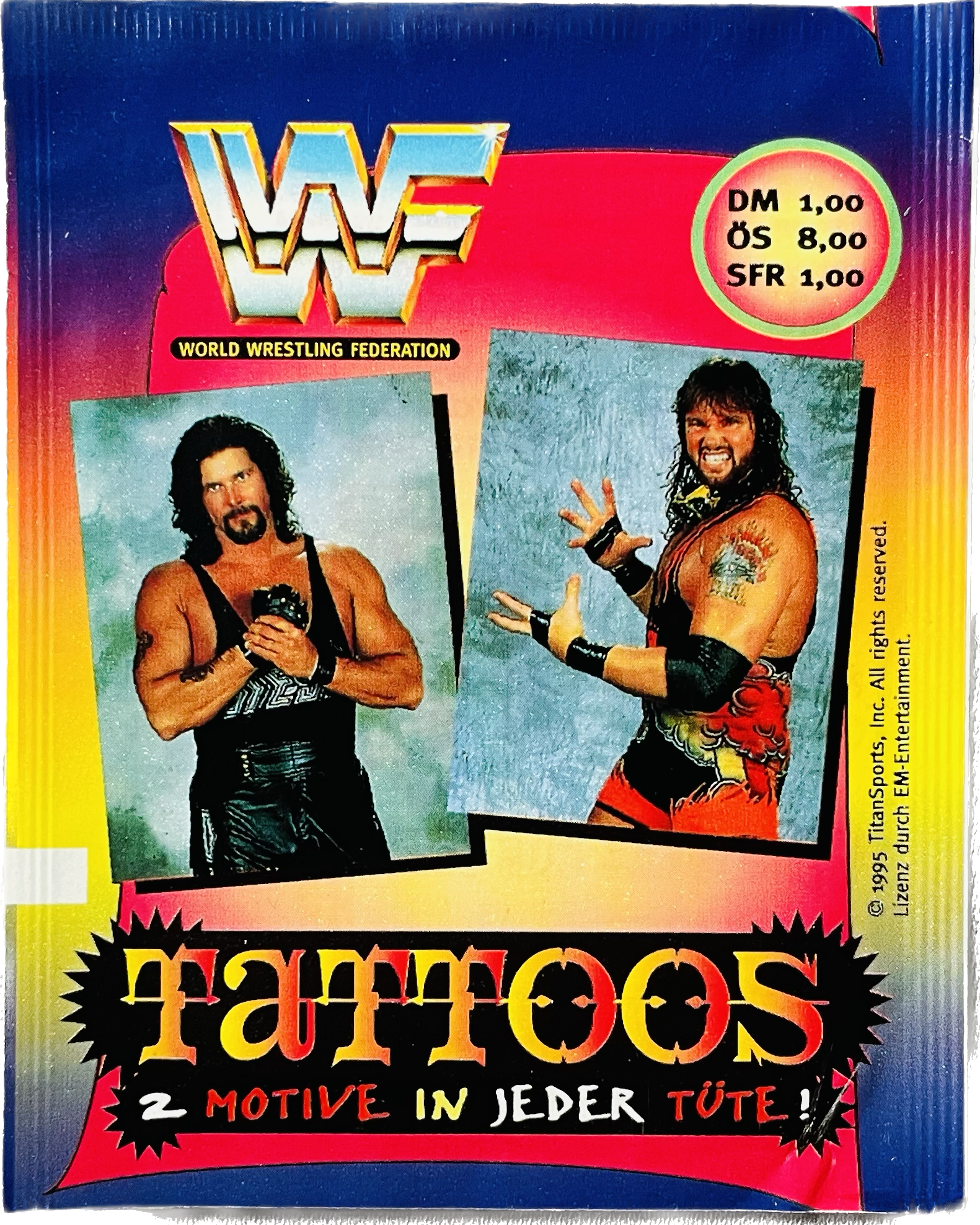 WWF Tattoos 1994 from Germany – PW Catalog