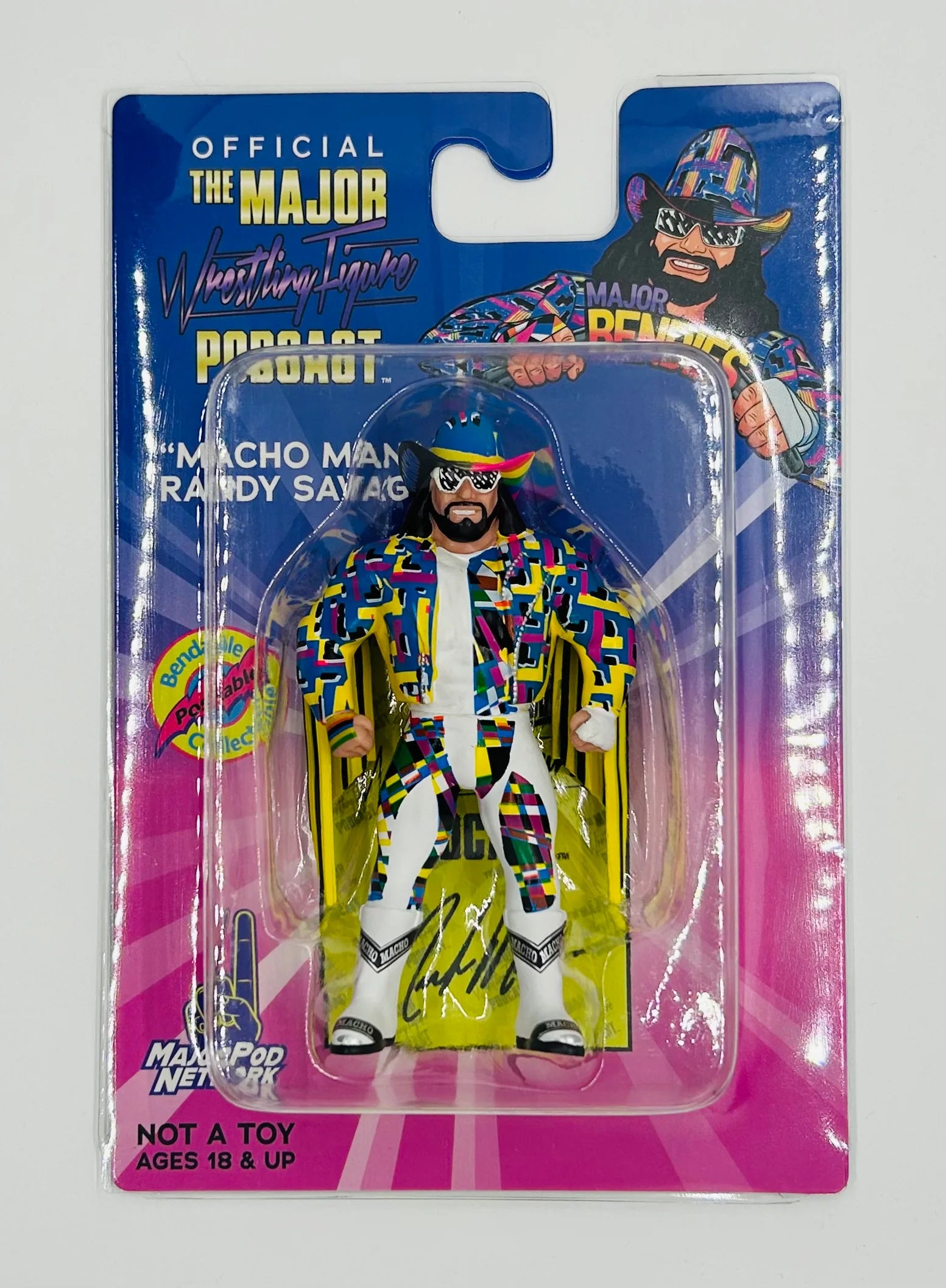 Major Wrestling Figure Podcast Major Bendies "Macho Man" Randy Savage ...