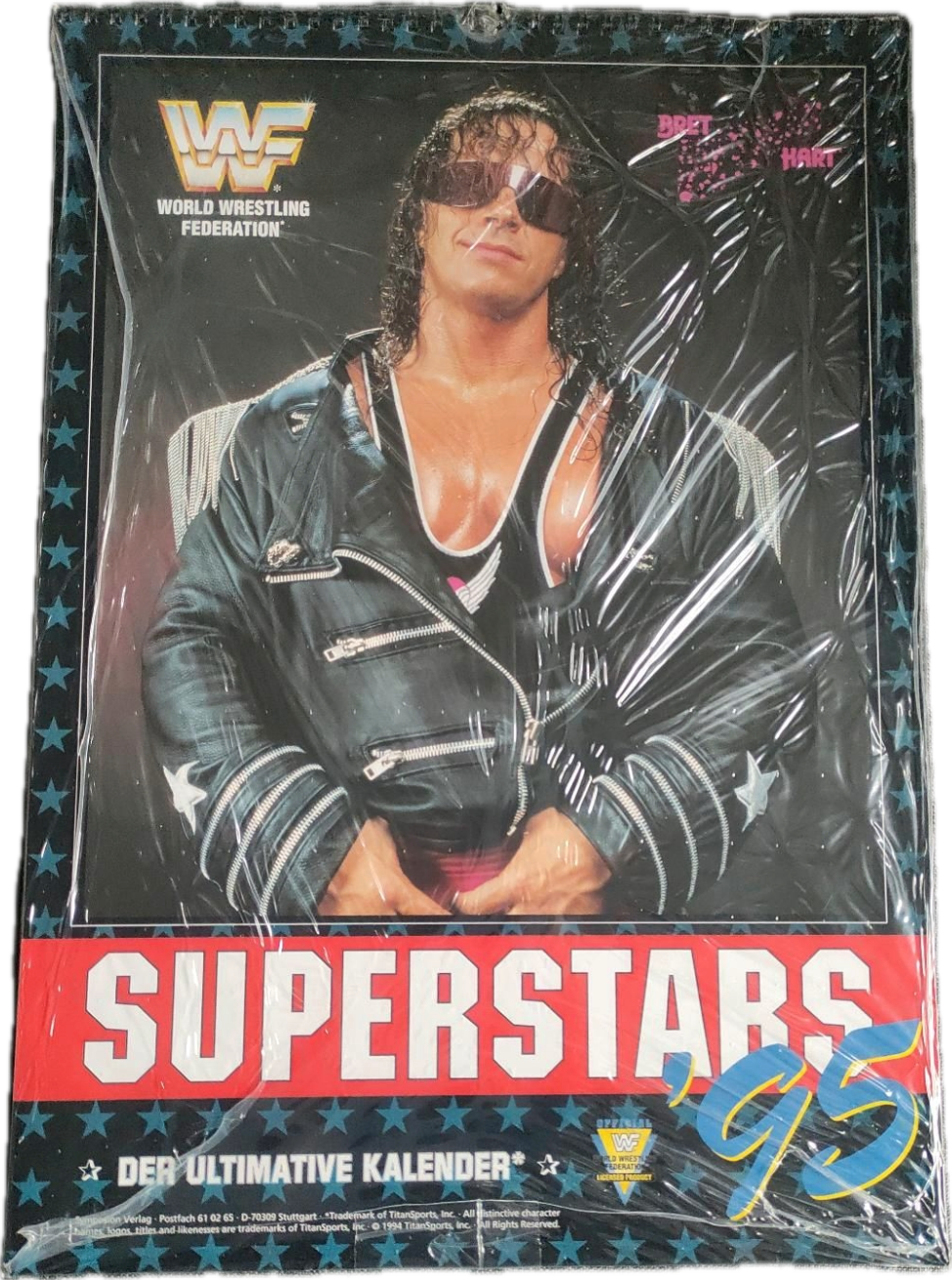 WWF Superstars 1995 Calendar from Germany – PW Catalog