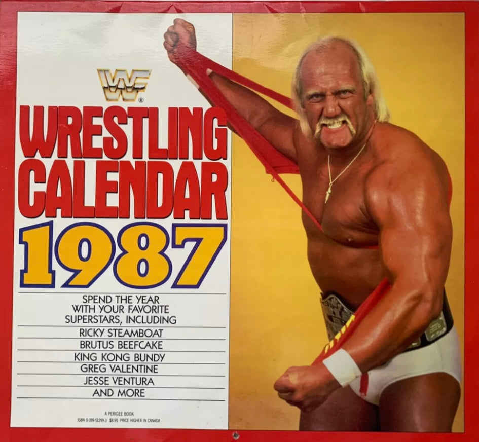 WWF Wrestling Calendar 1987 Hulk Hogan – PW Catalog