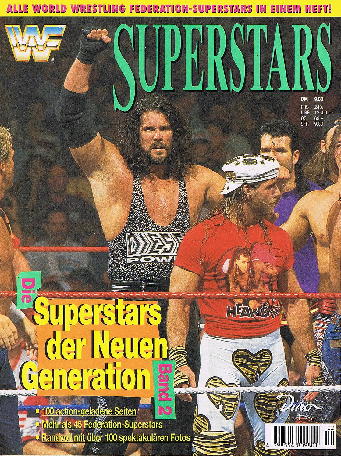 WWF Superstars 2 Magazine 1994 from Germany – PW Catalog