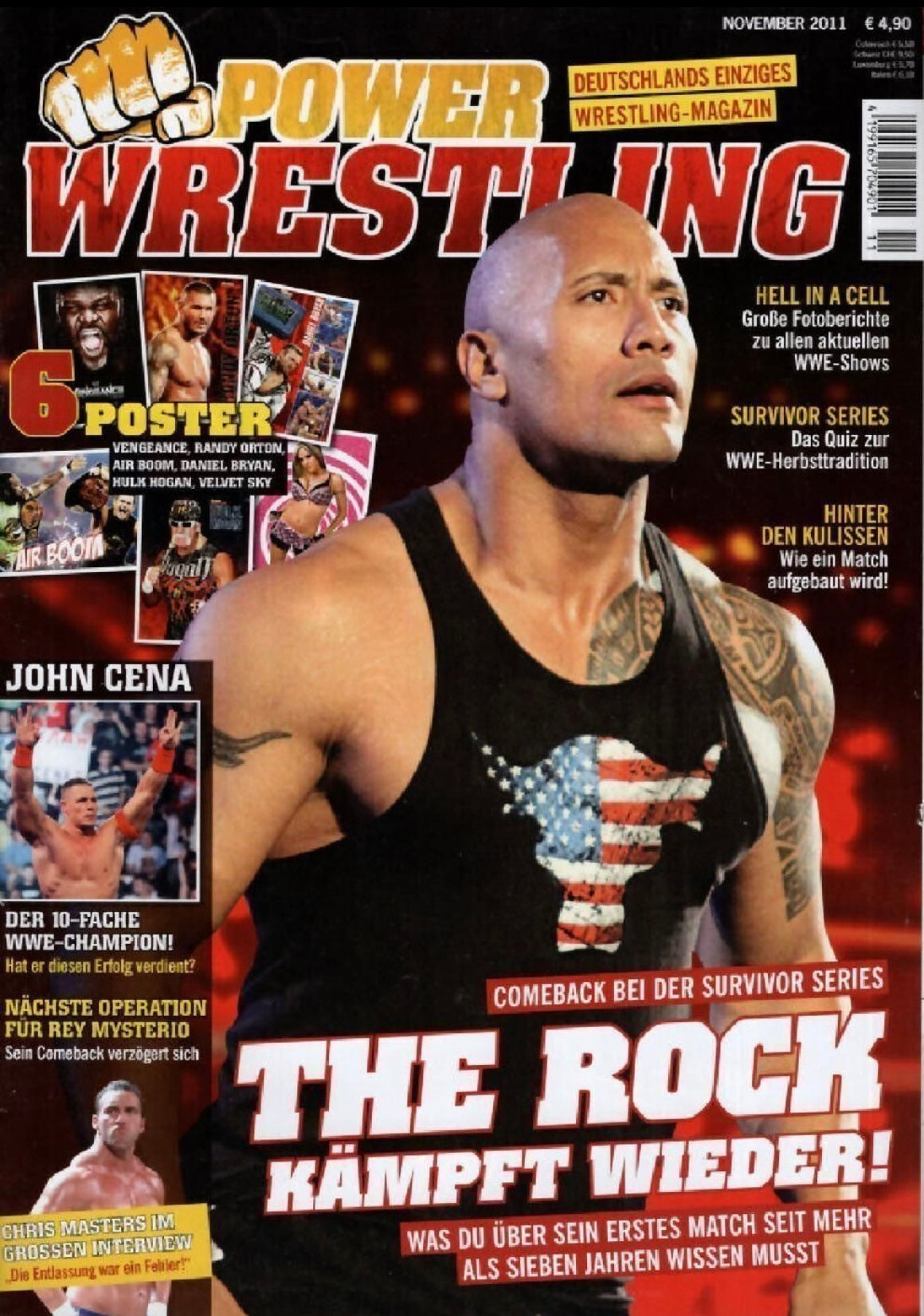 Power Wrestling Magazine November 2011 – PW Catalog