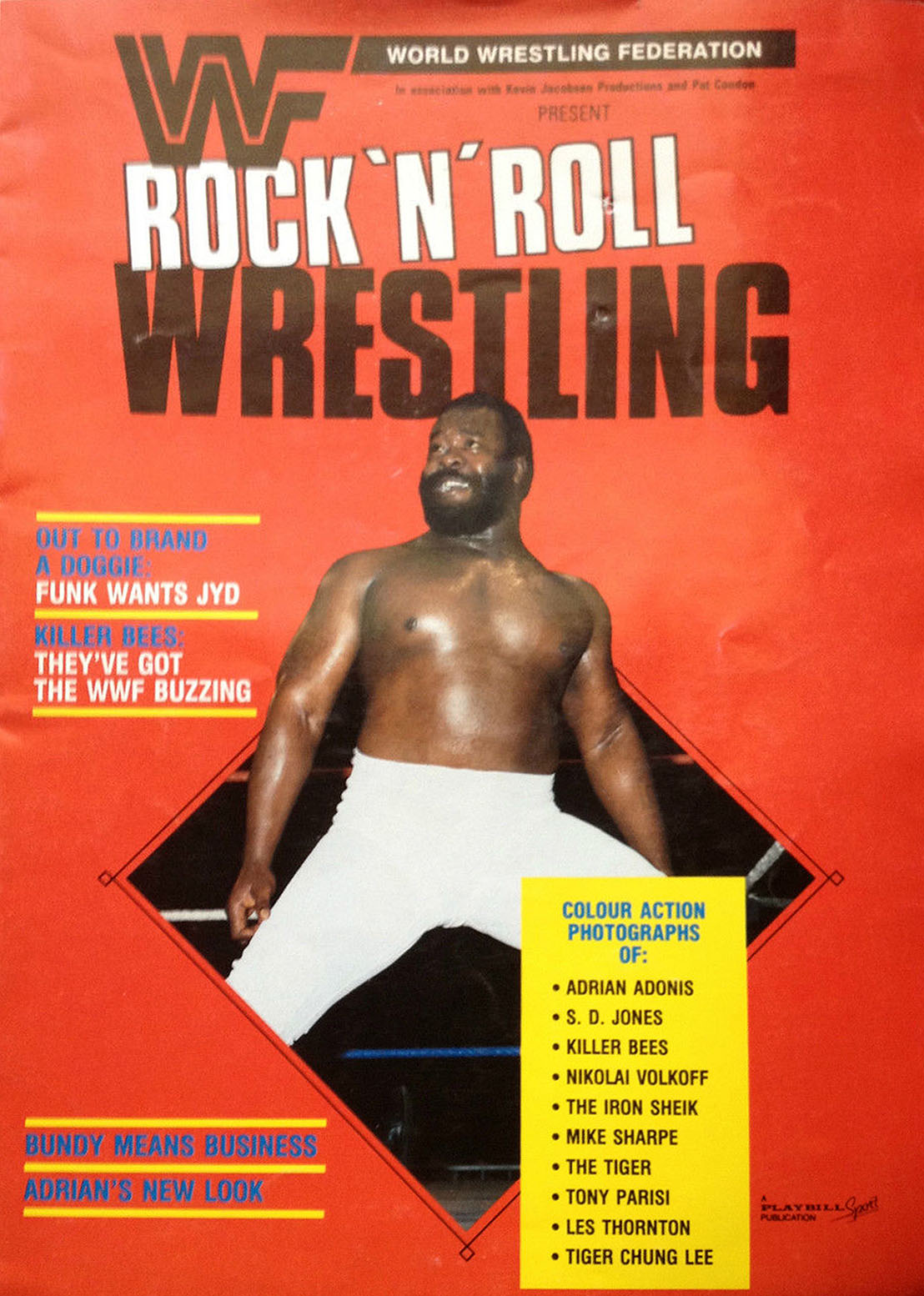 WWF Program from Australia 15 November 1985 – PW Catalog