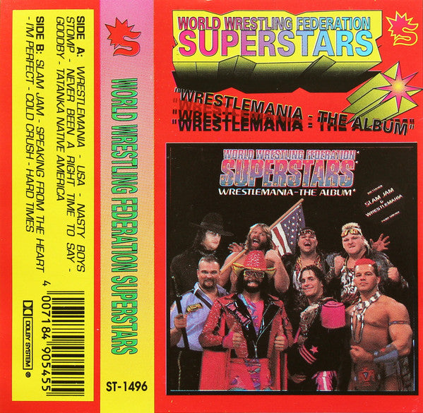 World Wrestling Federation Superstars WrestleMania The Album 1993 Cass ...