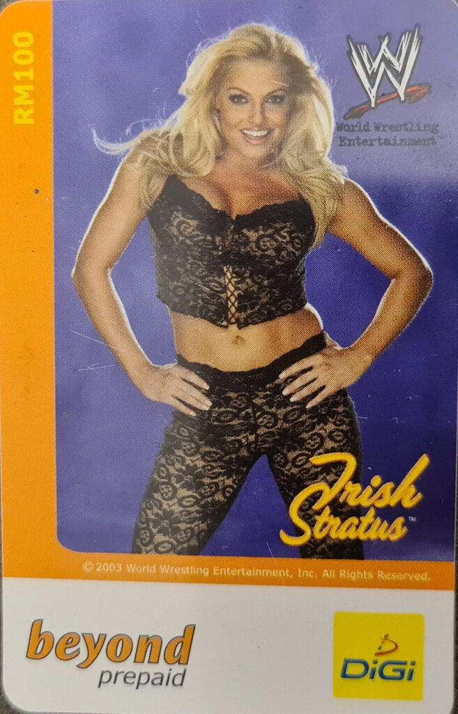 WWE 2003 Trish Stratus Digi Prepaid Reload Card Malaysia – PW Catalog