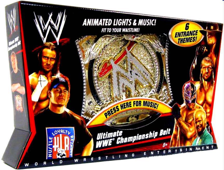 WWE Ultimate Championship Belt animated lights & Music – PW Catalog
