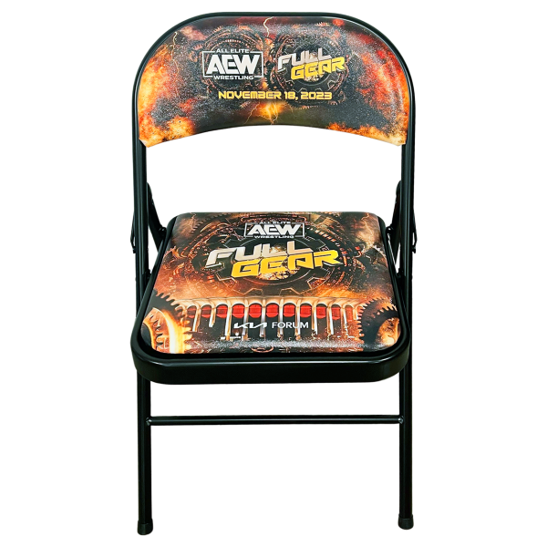 AEW FULL GEAR 2023 PPV event chair – PW Catalog