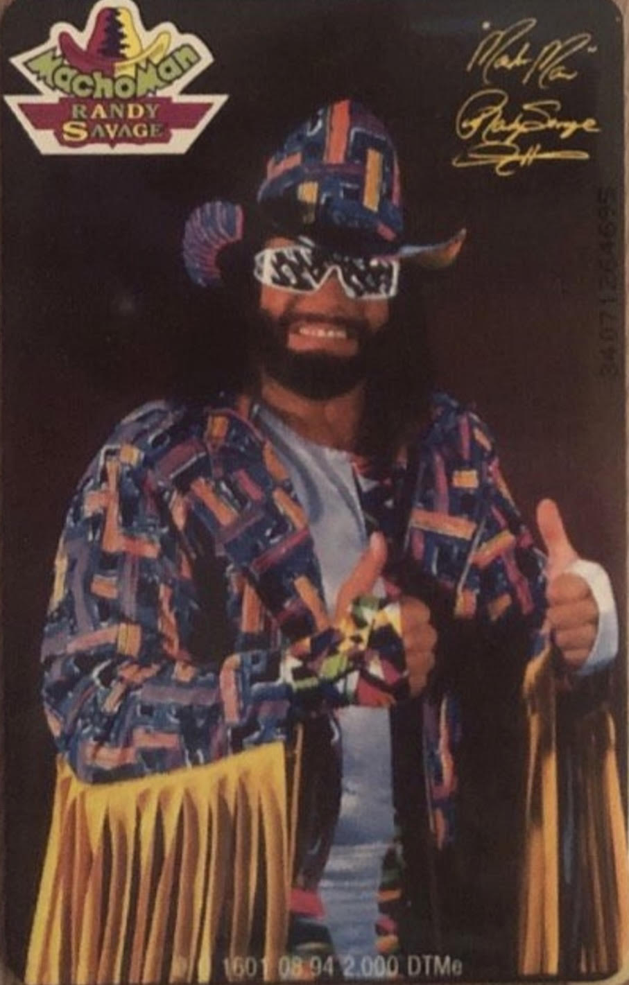 Macho Man Randy Savage German Phone Card – PW Catalog