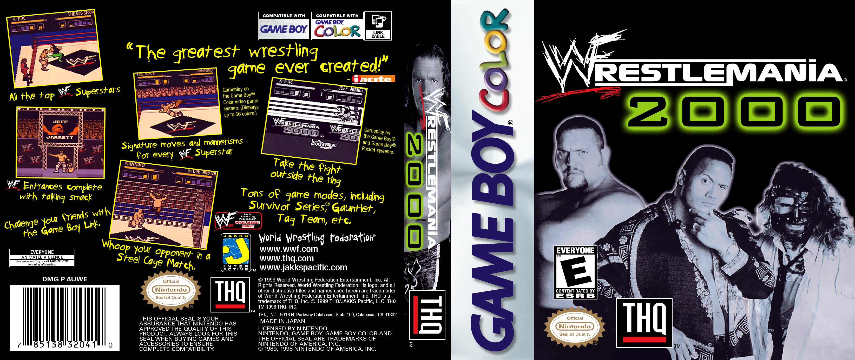 WWF WrestleMania 2000 [Game Boy Color] – PW Catalog