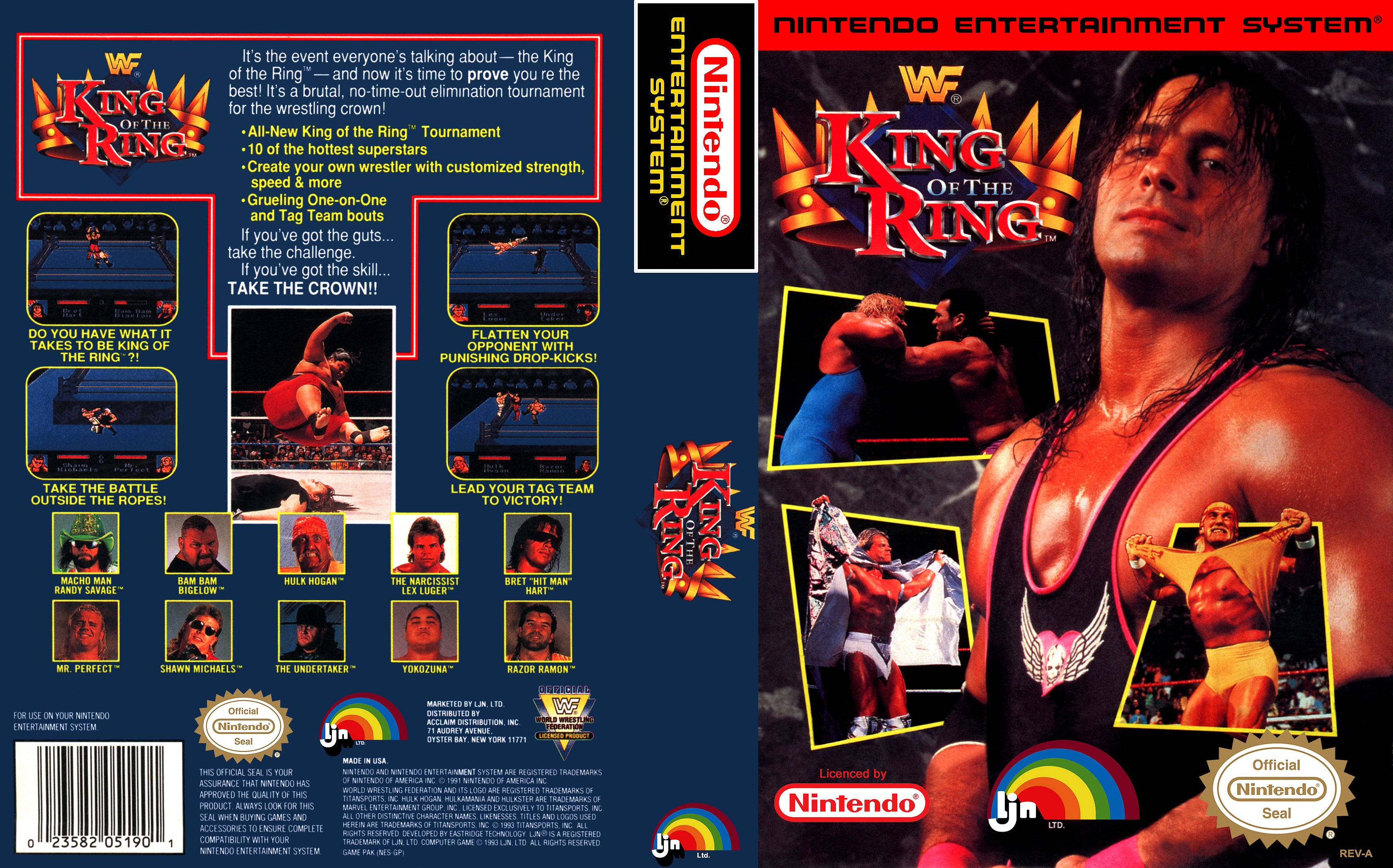 WWF King of the Ring [NES] – PW Catalog