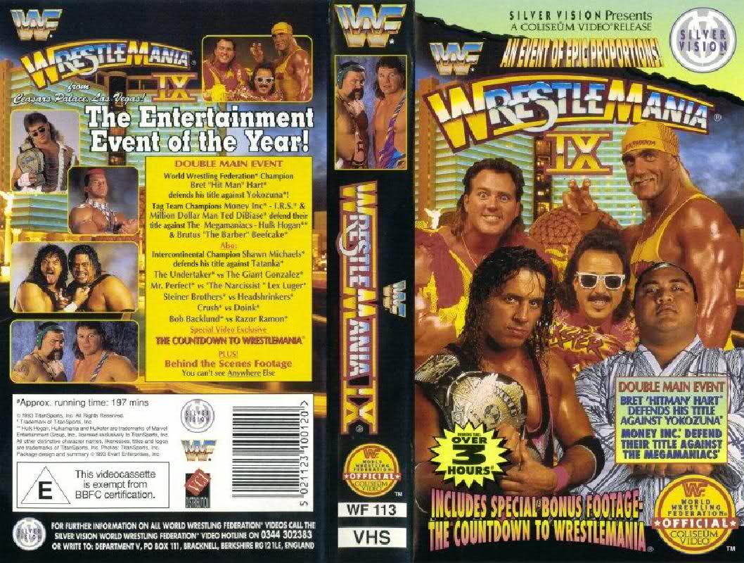 wrestlemania ix – PW Catalog