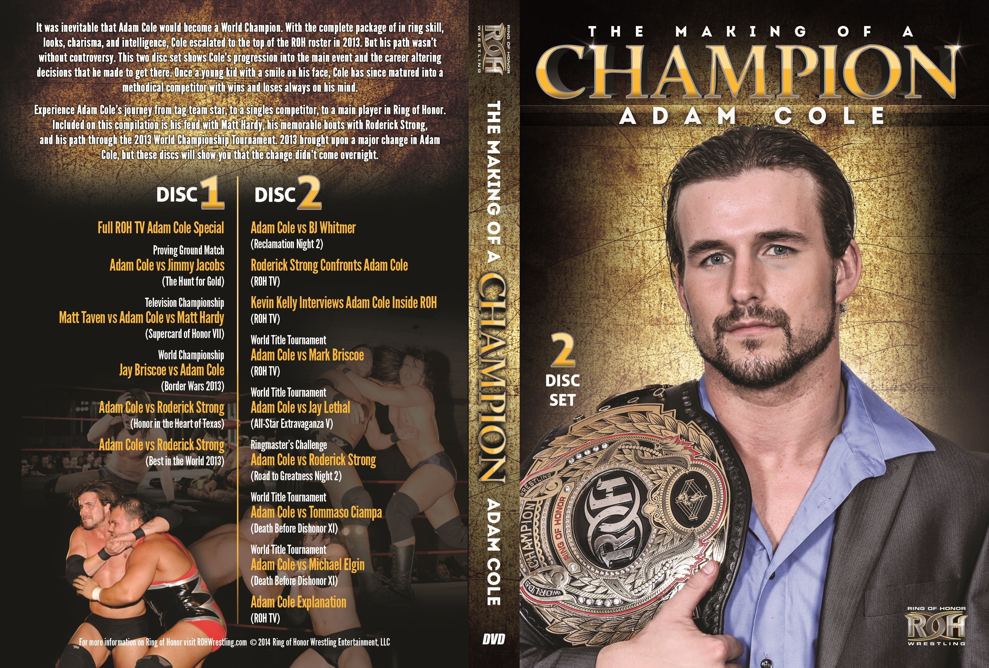 adam cole - the making of a champion – PW Catalog