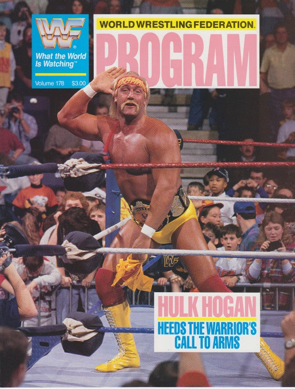 WWF Wrestling Program Volume 178 – PW Catalog