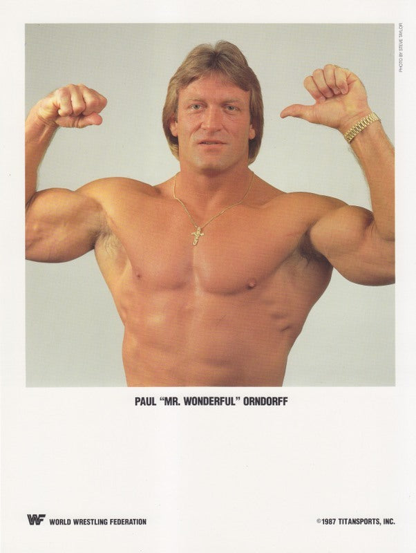 1987 Mr. Wonderful Paul Orndorff (RARE) color – PW Catalog