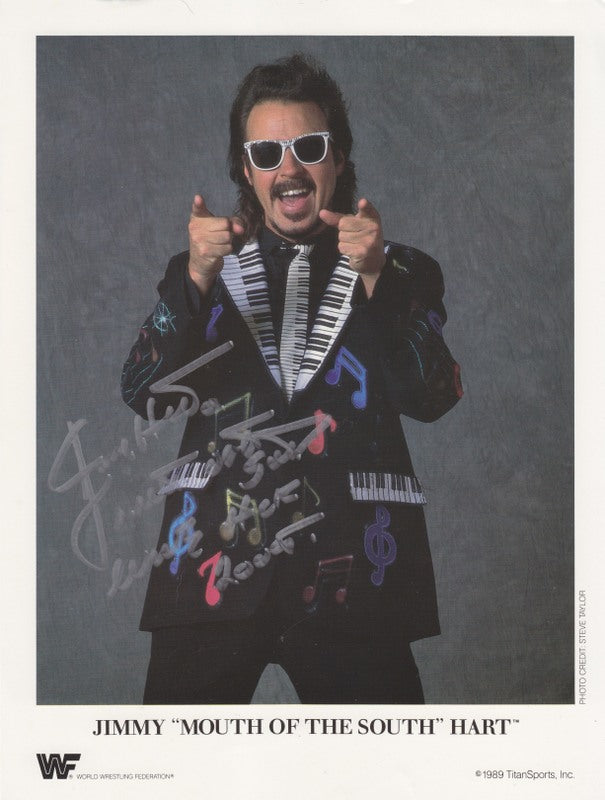 1989 Jimmy Hart (signed) color – PW Catalog