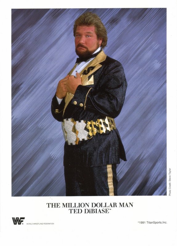 1991 Million Dollar Man Ted Dibiase color – PW Catalog