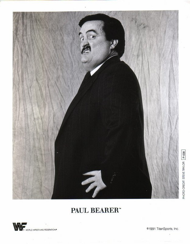 1991 Paul Bearer P038 (debut promo) b/w – PW Catalog