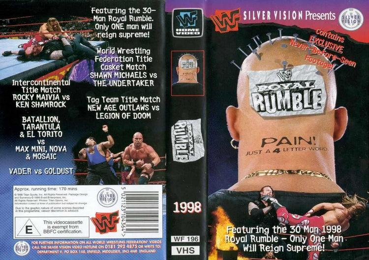 royal rumble 1998 – PW Catalog