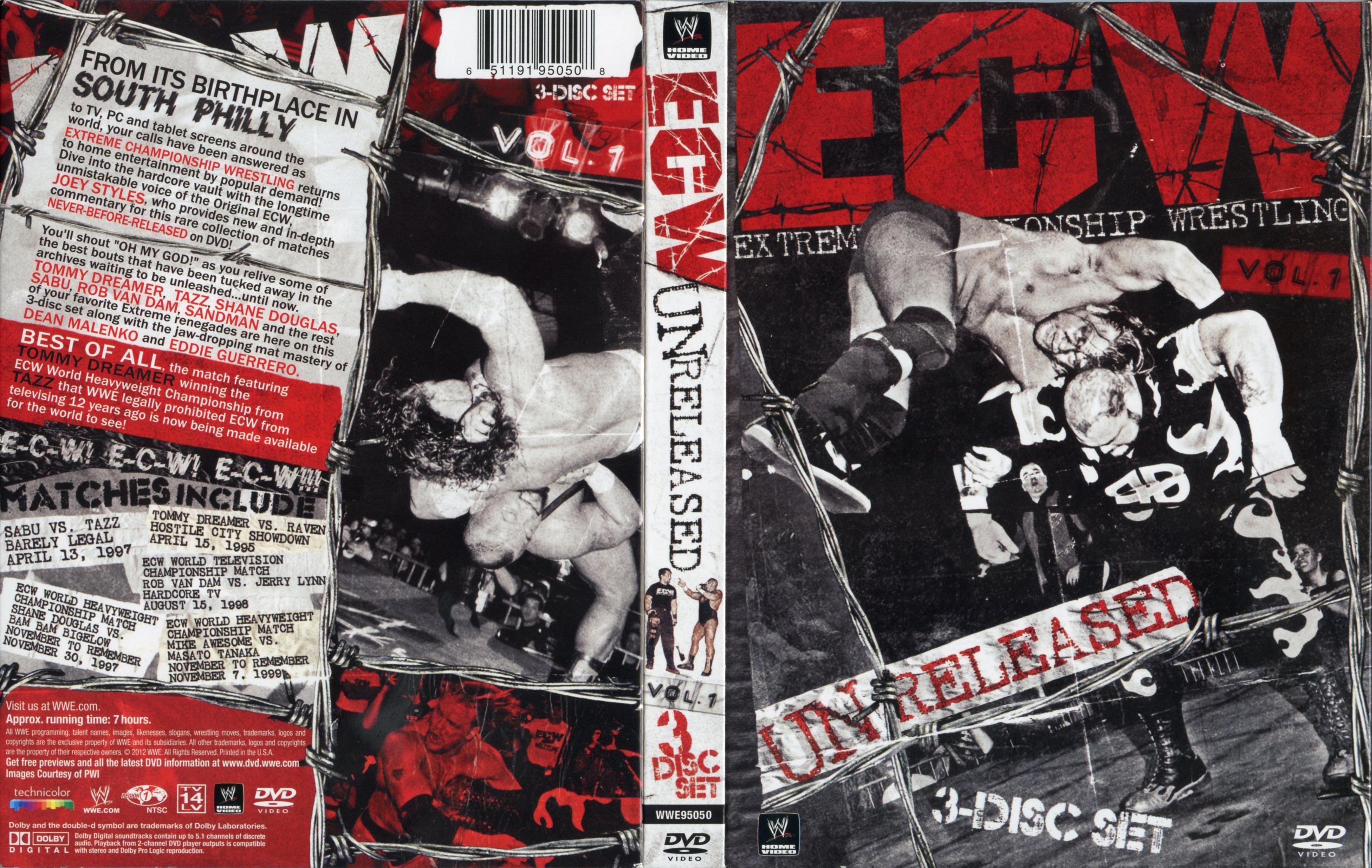 ecw unreleased vol1 – PW Catalog
