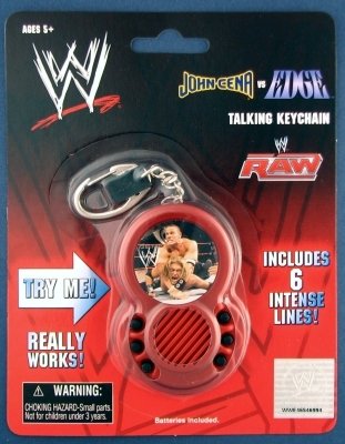 WWE John Cena Vs Edge Talking Keychain – PW Catalog