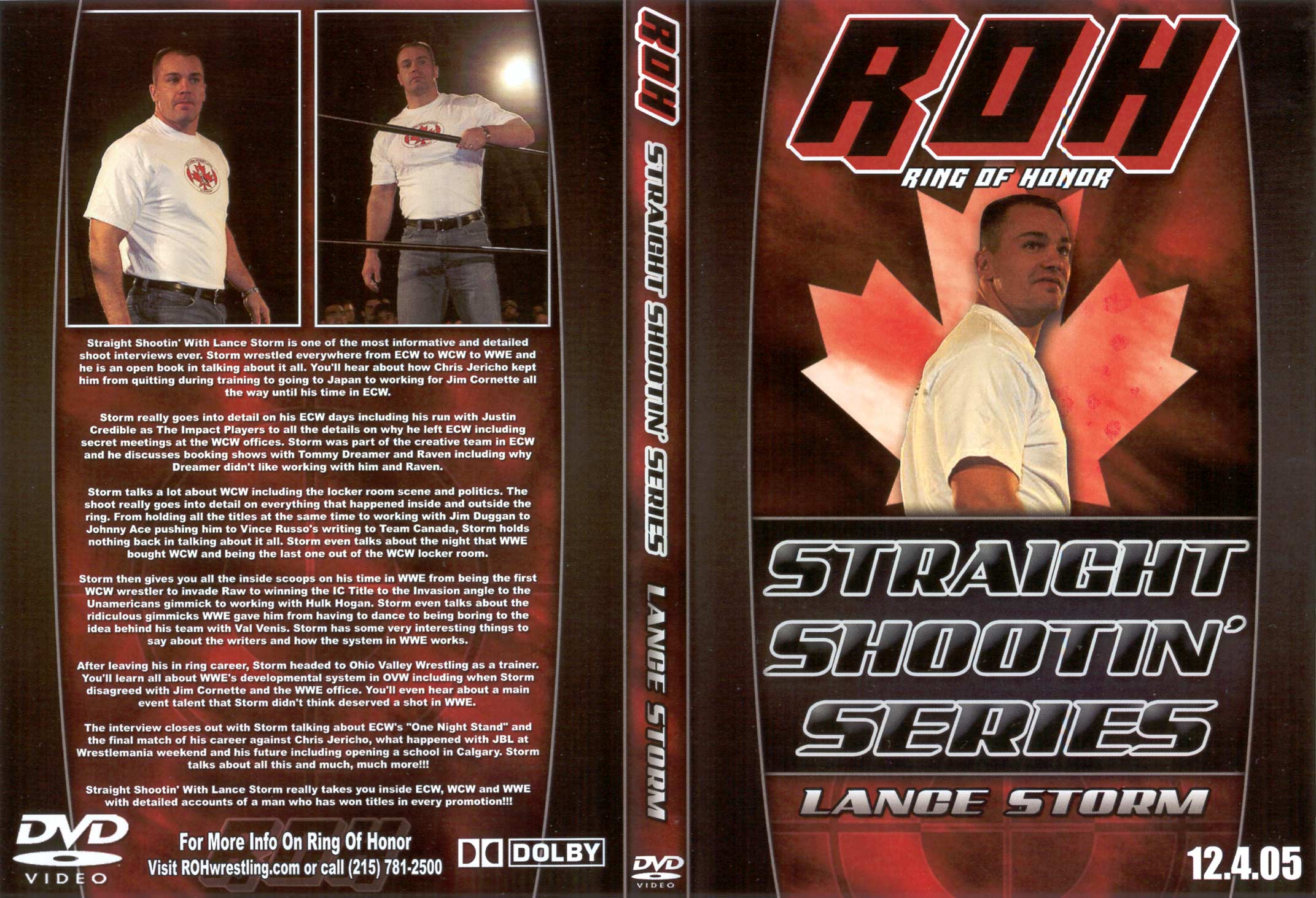 straight shootin series lance storm – PW Catalog