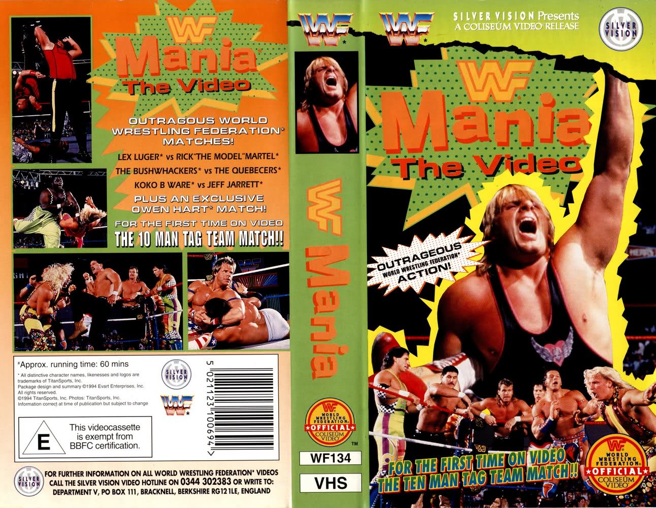 wwf mania the video – PW Catalog