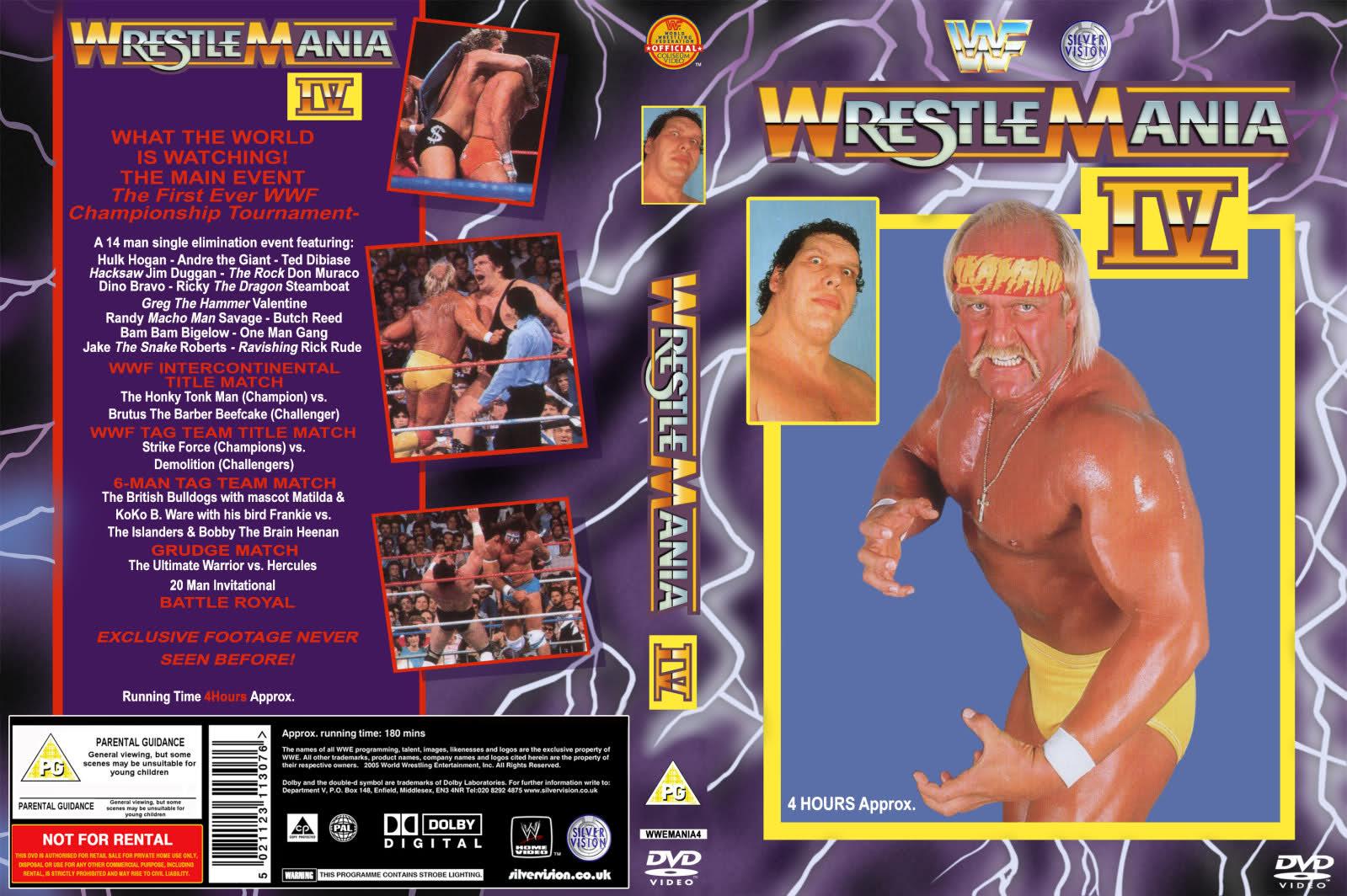 Wrestlemania iv – PW Catalog