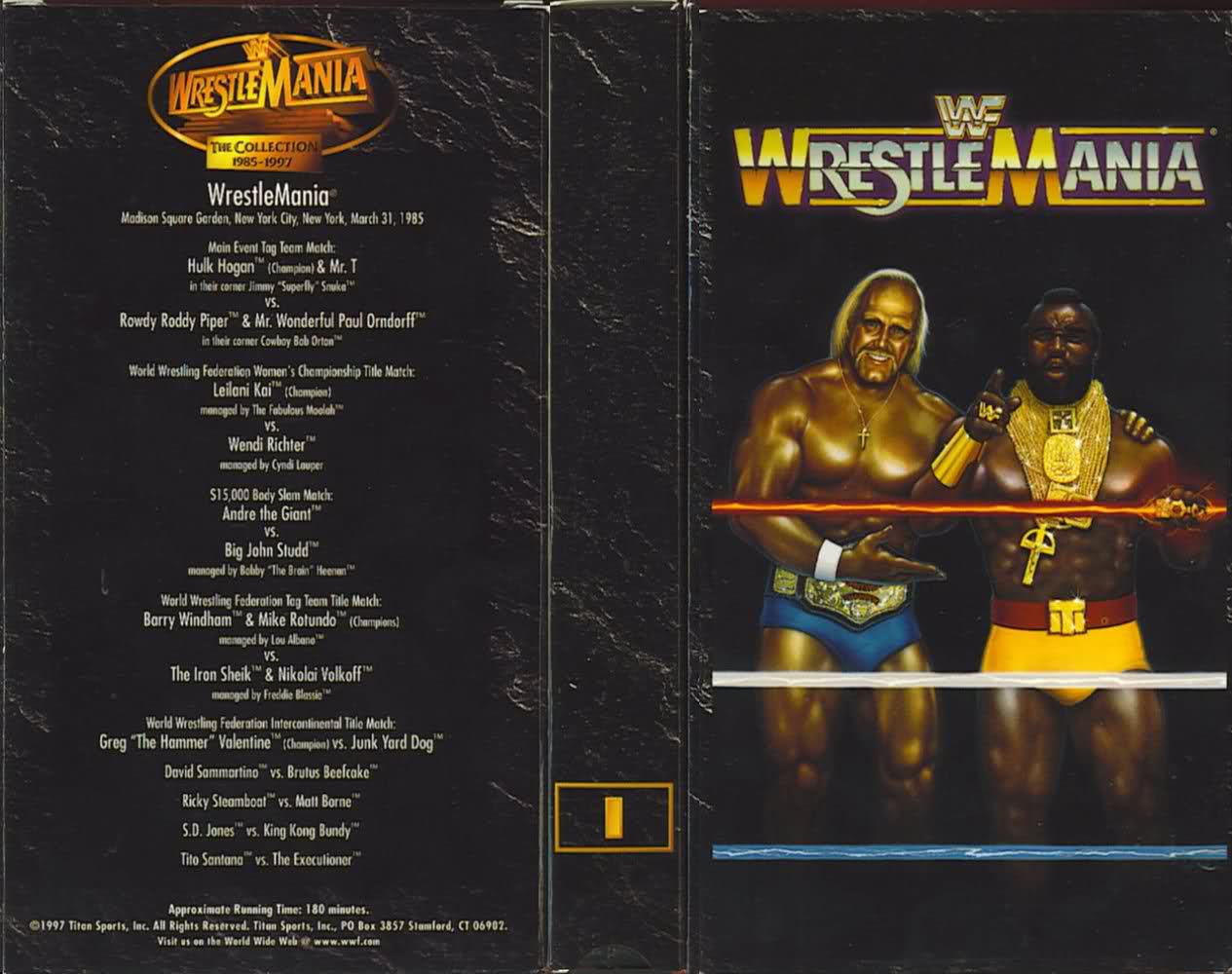 wrestlemania the collection 1985-1997 wrestlemania i – PW Catalog