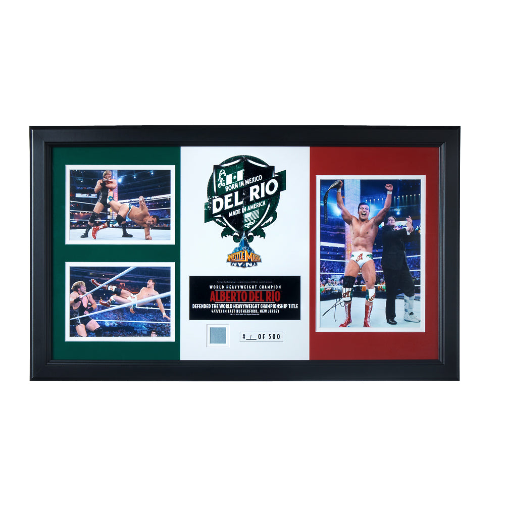 Alberto Del Rio WrestleMania 29 Signed Commemorative Plaque – PW Catalog