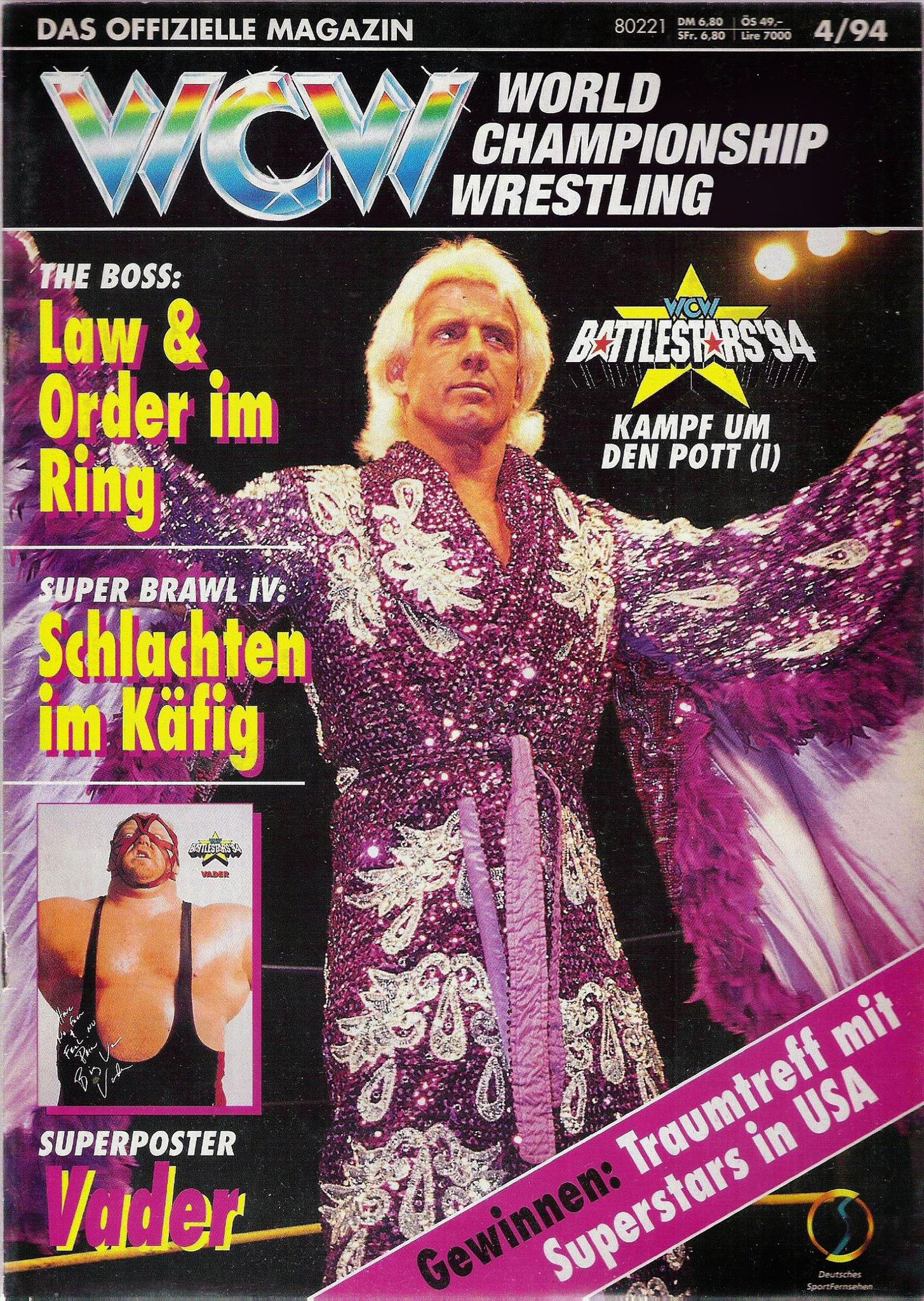 WCW German Magazine April 1994 – PW Catalog